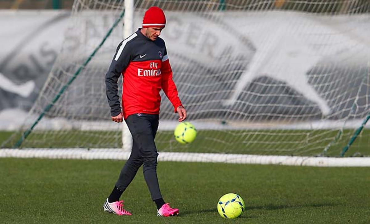 David Beckham has 1st training session with PSG - Sports Illustrated
