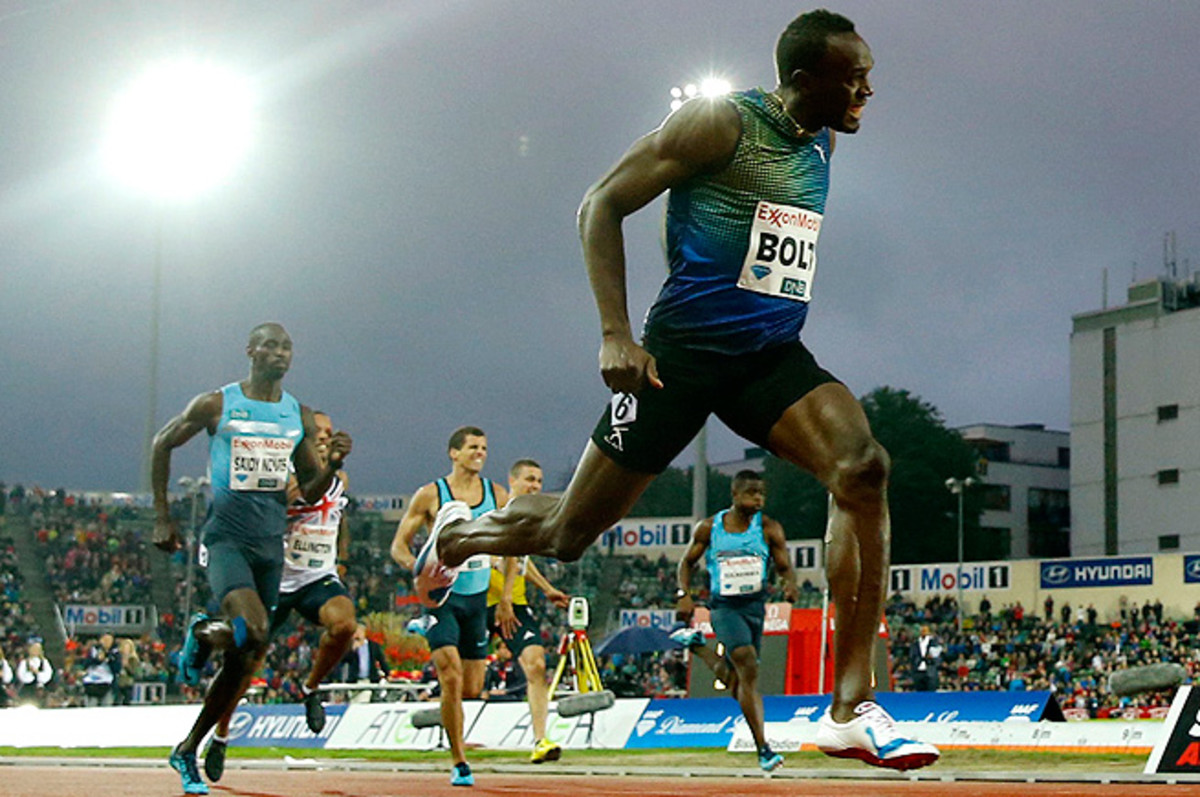 Usain Bolt runs 19.79, sets track record in 200 meters at Bislett Games ...