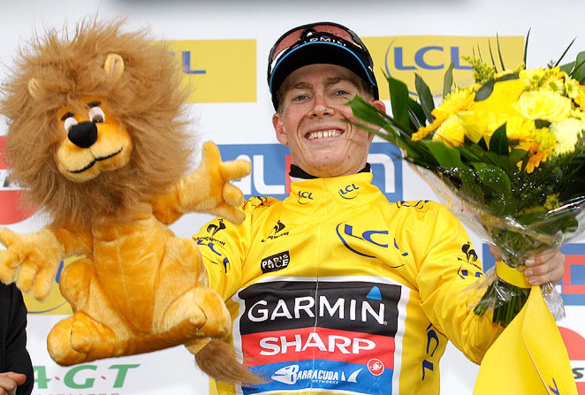 U.S.' Andrew Talansky takes yellow jersey in Paris-Nice cycling race ...