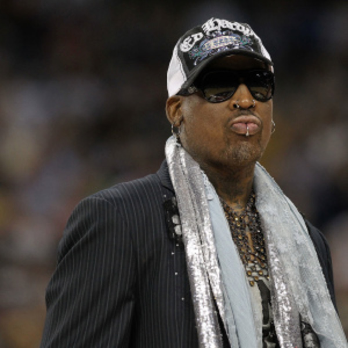 Dennis Rodman, Kim Jong Un watch basketball game in North Korea ...
