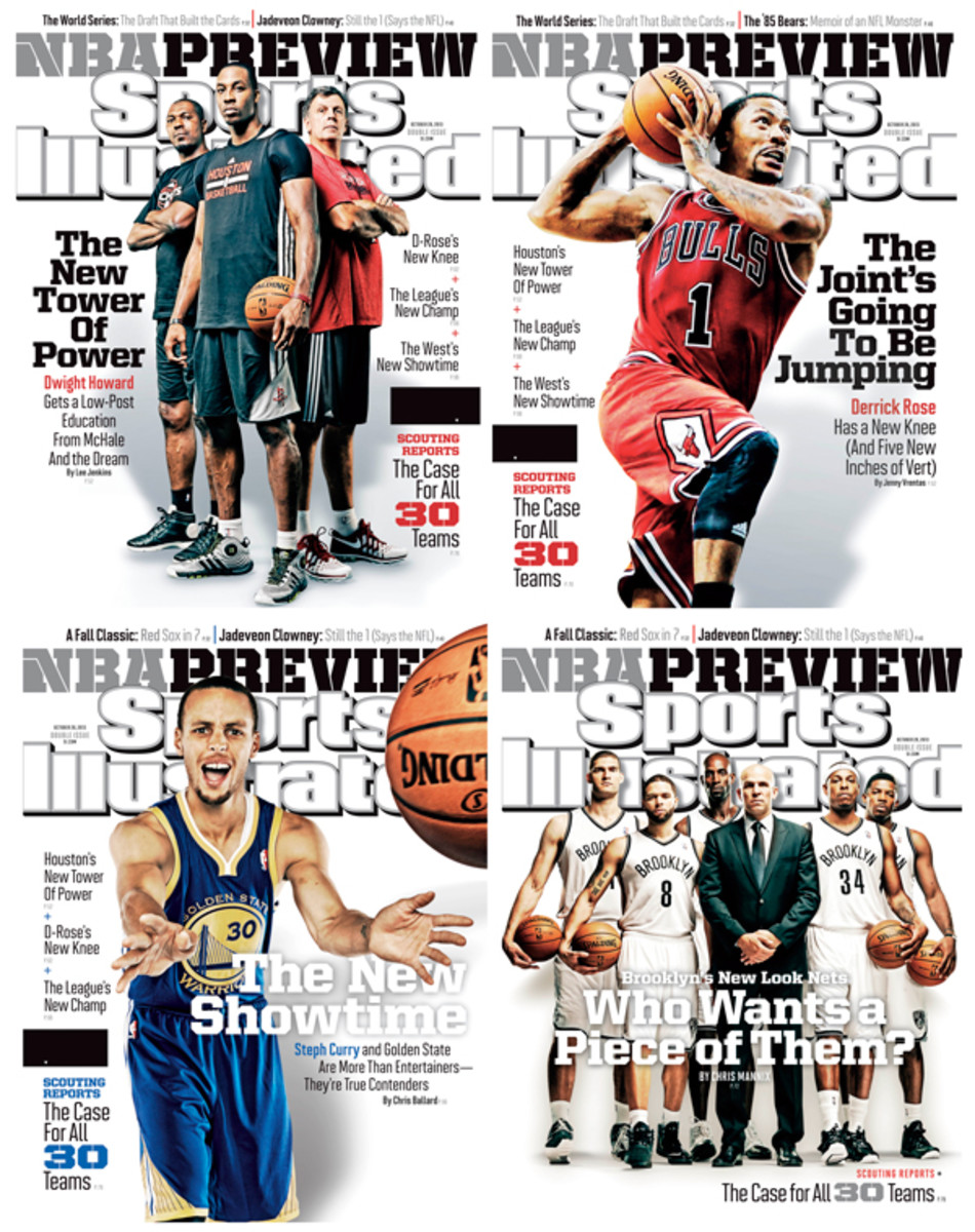 Howard, Rose, Curry, Nets grace covers of Sports Illustrated's NBA ...