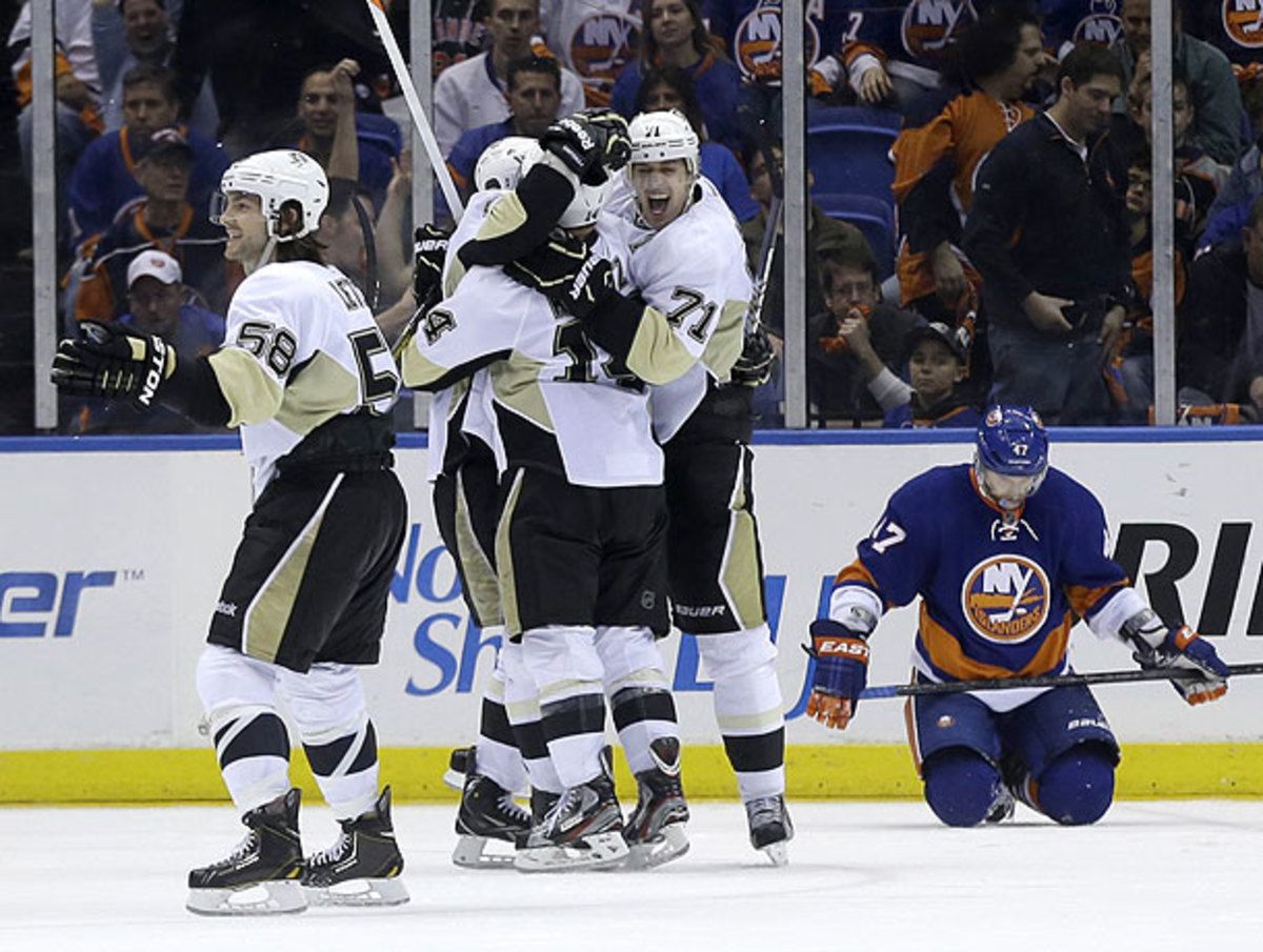NHL playoffs: Penguins rally, beat Islanders 5-4 in overtime in Game 3 ...
