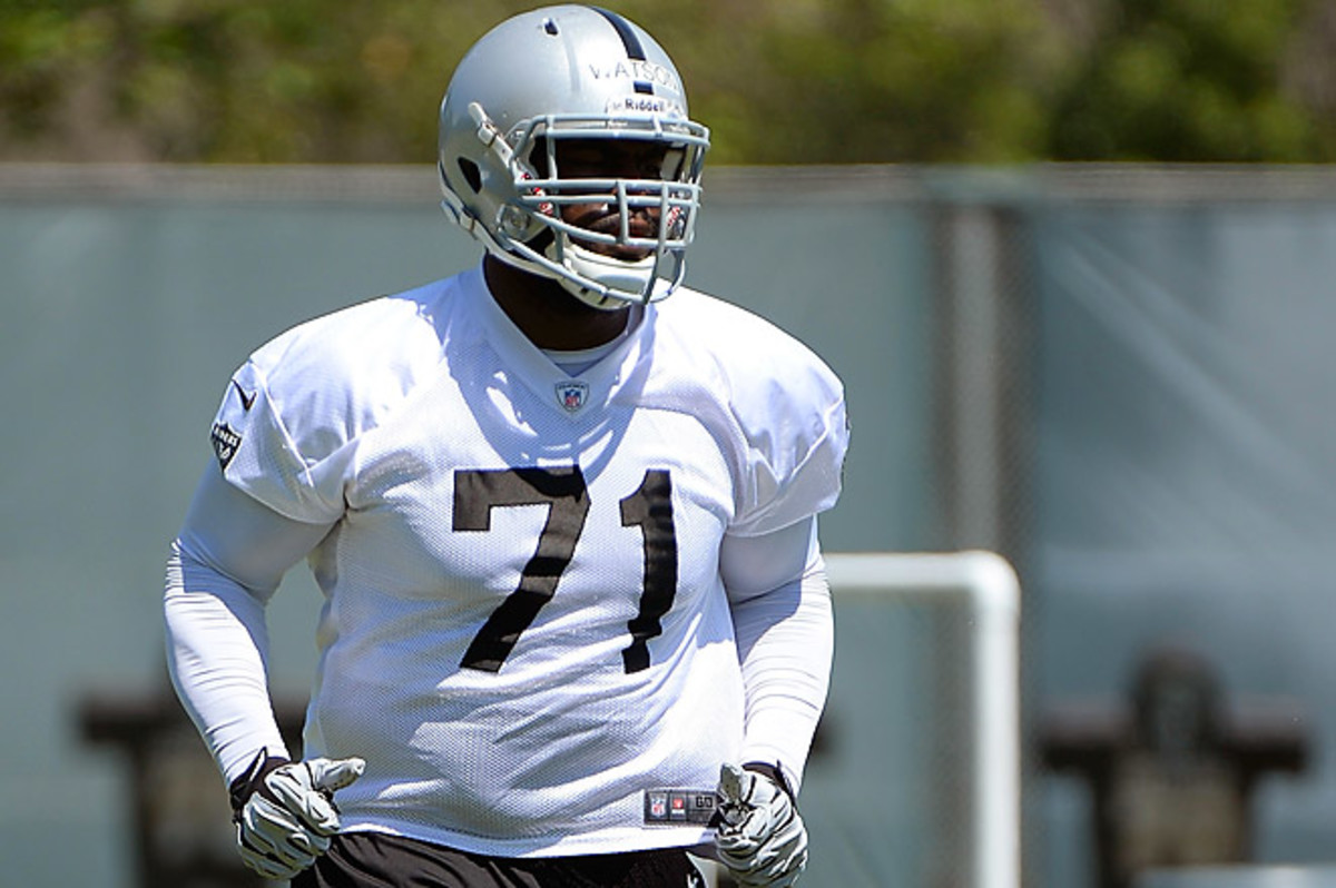 Raiders' second-round pick Menelik Watson re-injures calf - Sports ...