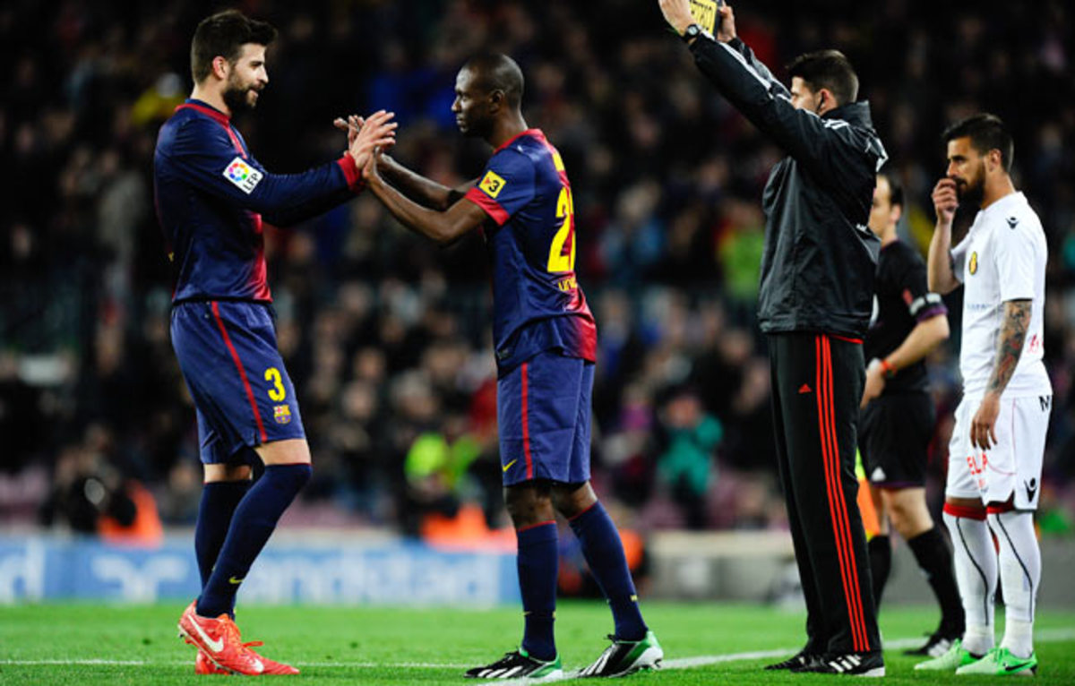 Eric Abidal leaving Barcelona after six seasons - Sports Illustrated