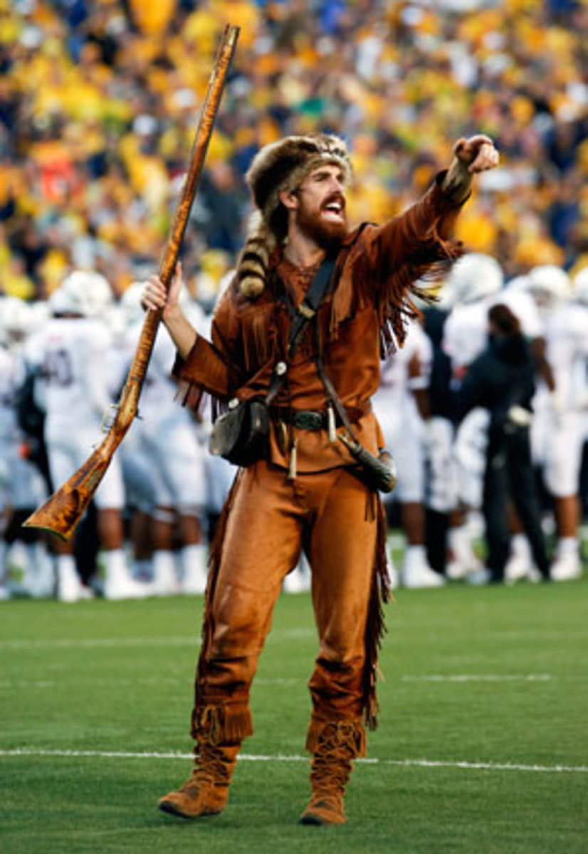 WVU mascot told to stop firing musket at wildlife - Sports Illustrated