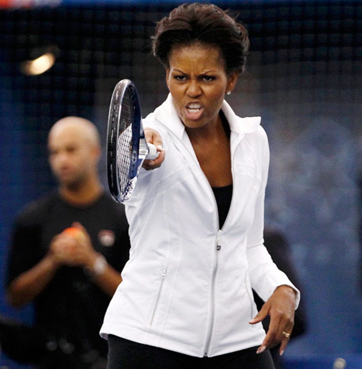 Michelle Obama shows her stuff in Flushing - Sports Illustrated