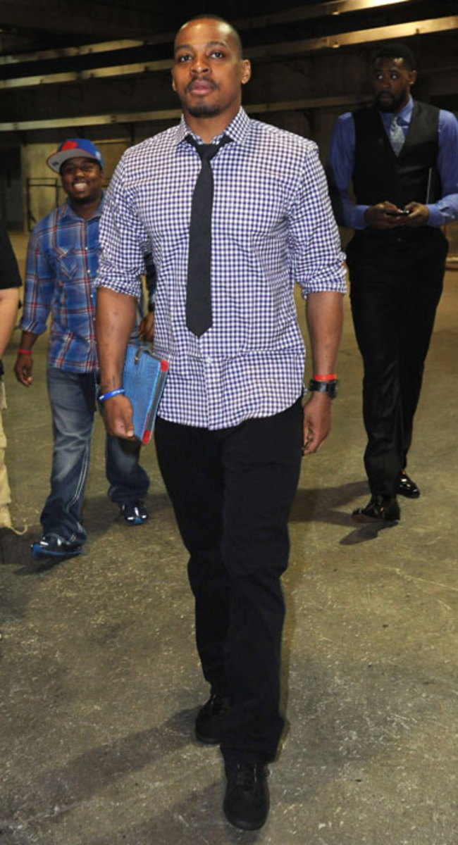 Style Watch: NBA Stars Arriving At Arena - Sports Illustrated