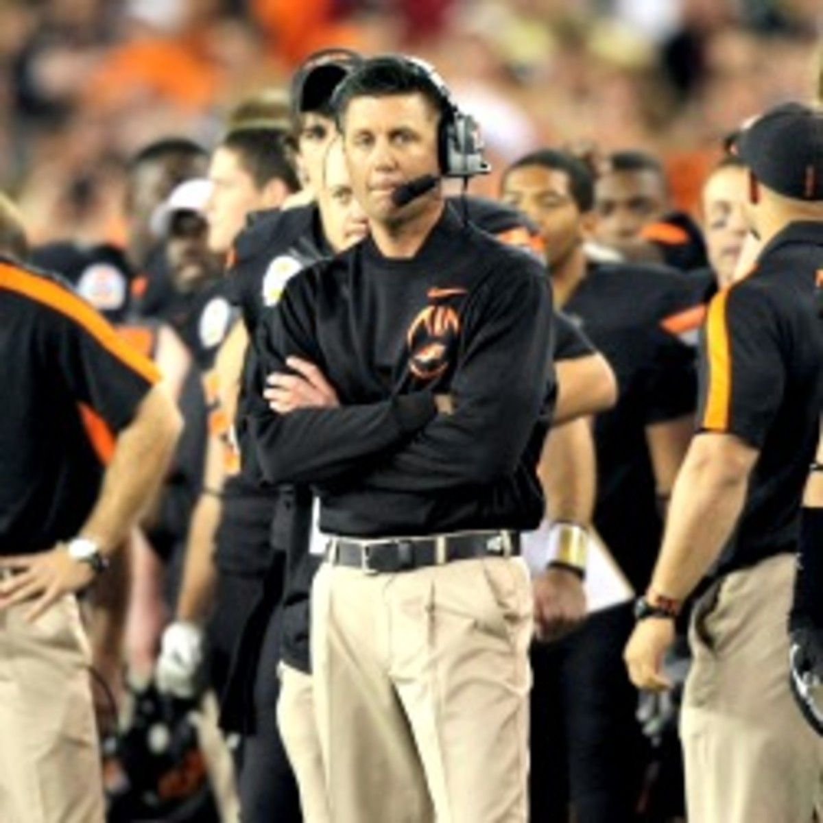 Okla St. coach Mike Gundy: "We didn't run up the score" on Savannah St ...