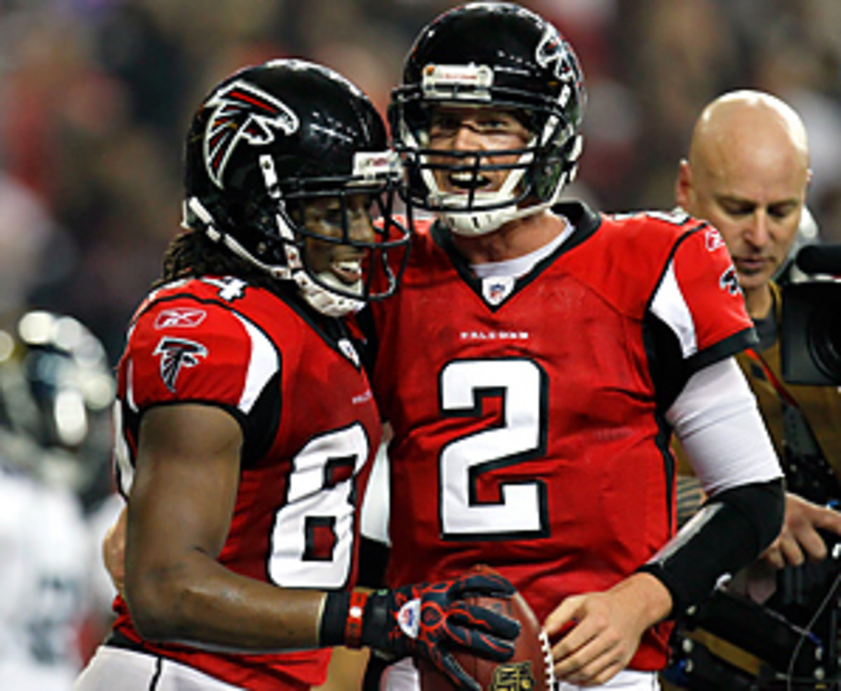 Julio Jones And Roddy White And Matt Ryan
