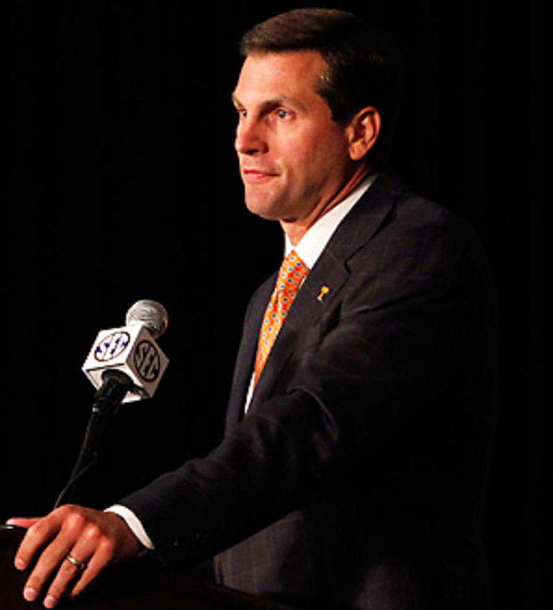 SEC Media Days 2012: Derek Dooley's hair stands firm - Sports Illustrated
