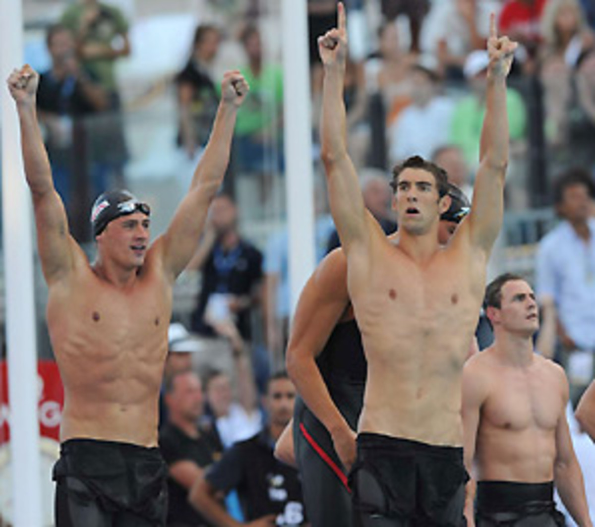 Brian Cazeneuve: Phelps, U.S. relay team steal spotlight at swimming ...