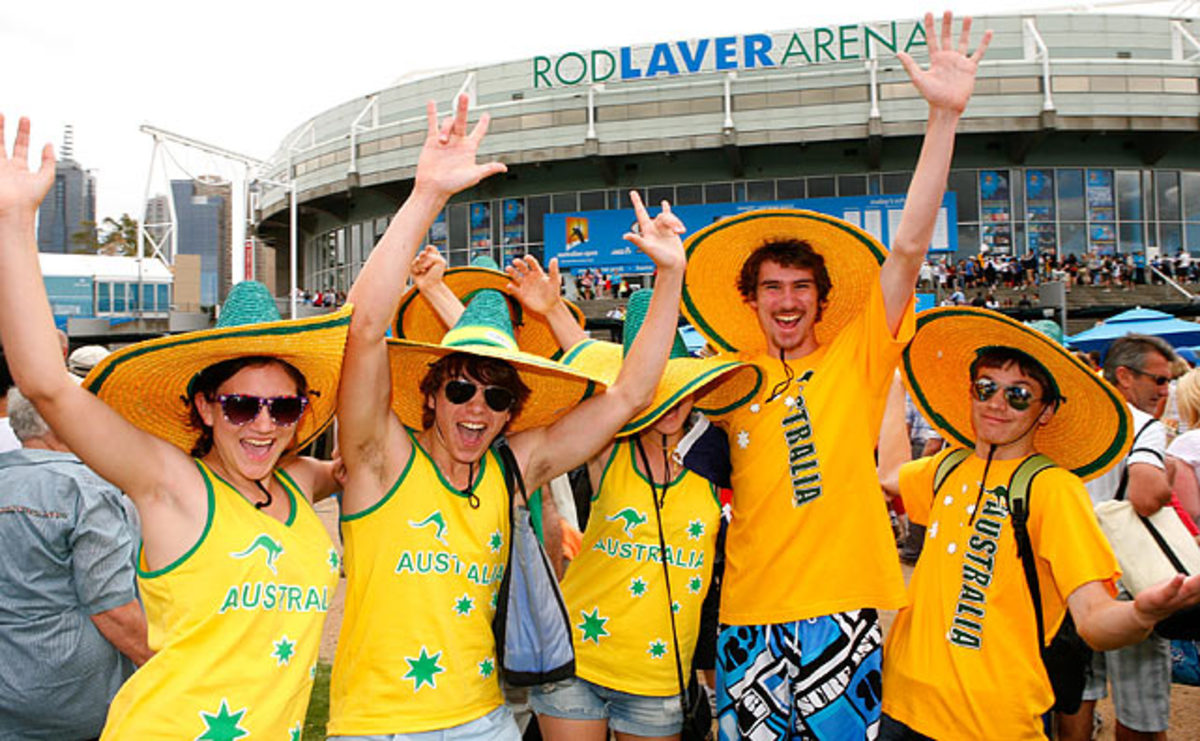 Fans at the Australian Open - Sports Illustrated