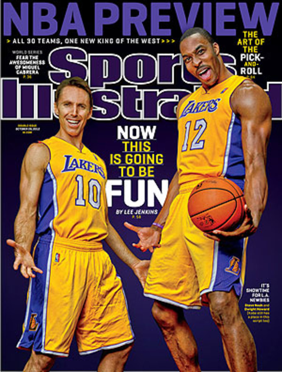 Lakers' Howard in Sports Illustrated: Drinks, tears, Skittles and Legos ... Lakers' Howard in Sports Illustrated: Drinks, tears, Skittles and Legos ...