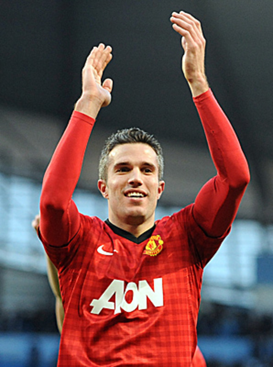 Van Persie gives United 3-2 win at City in EPL - Sports Illustrated