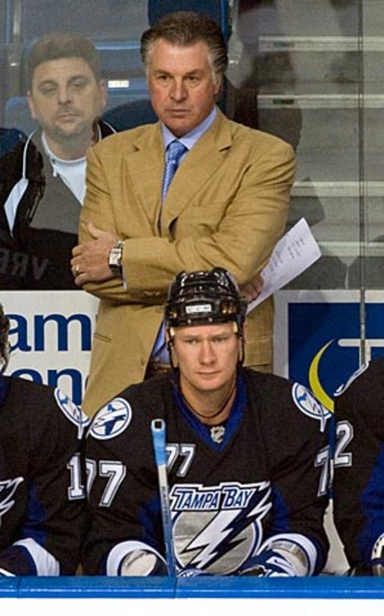 Lightning fire coach Barry Melrose - Sports Illustrated