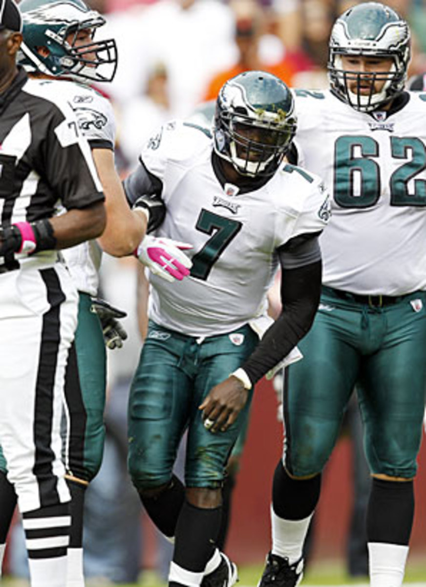 Will Carroll: Hit on Vick again raises questions about concussion ...