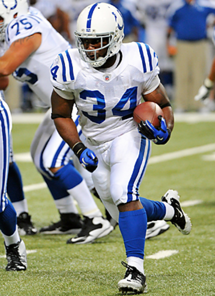 Delone Carter, Donald Brown challenging Joseph Addai to run for the ...