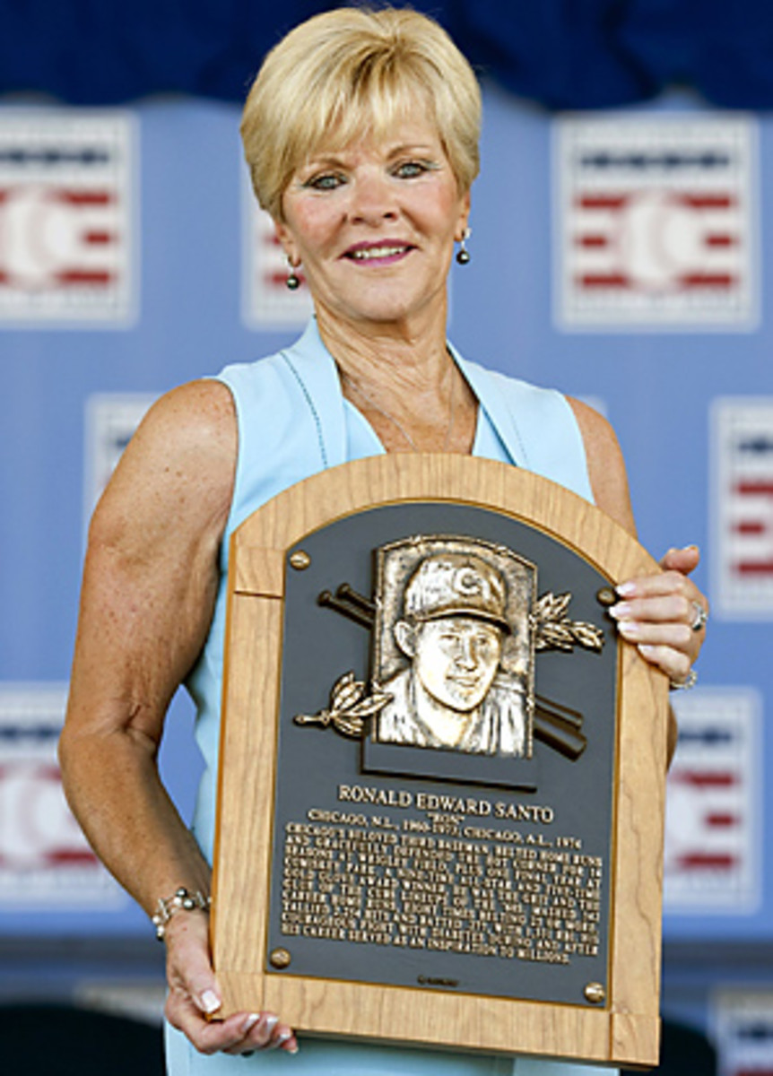 Joe Lemire: Vicki Santo hits it out of the park at late husband's Hall ...