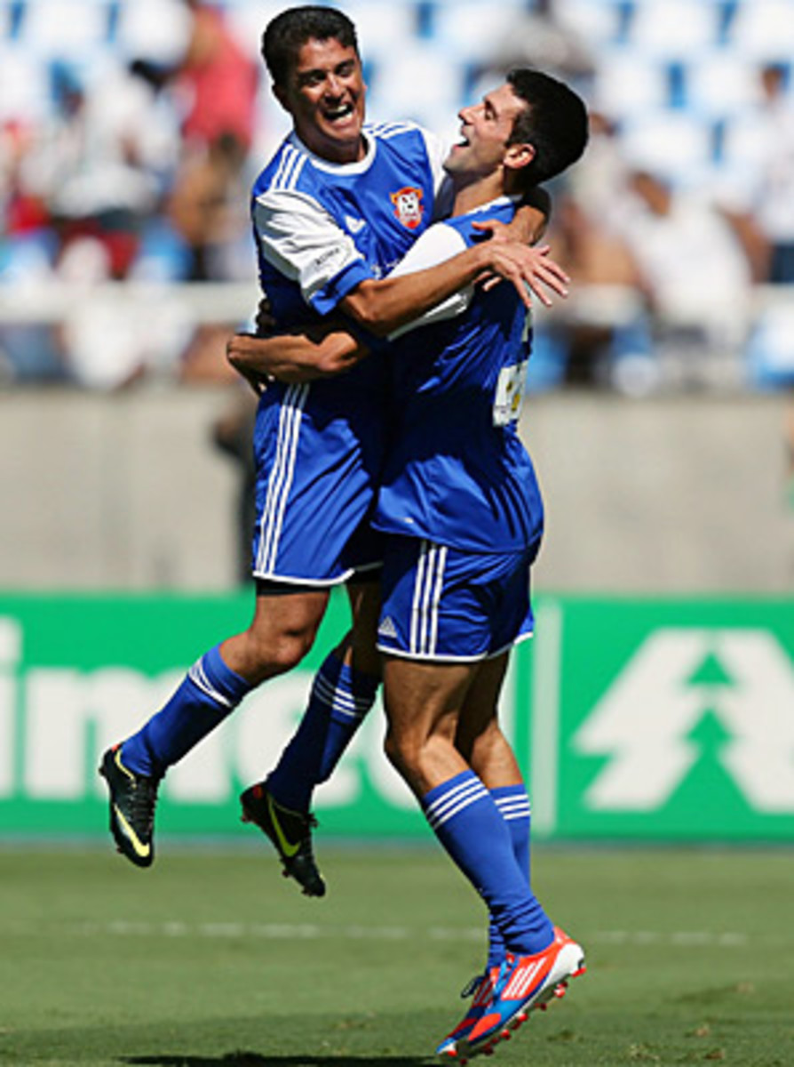 Djokovic, Kuerten score in charity soccer match - Sports Illustrated