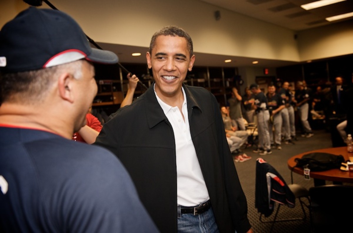 President Obama's First Pitch - Sports Illustrated