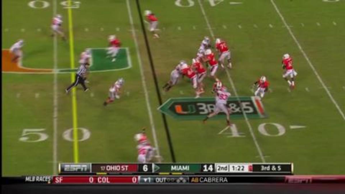 Harris, Hurricanes knock off Ohio State 24-6 - Sports Illustrated