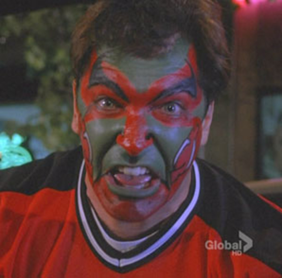 David Puddy Paints His Face
