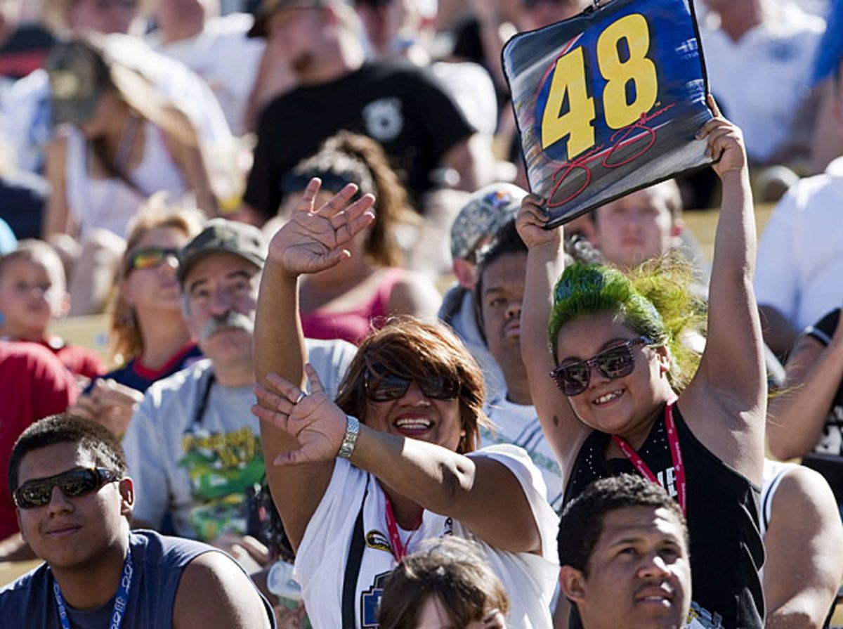 Nascar Fans at Fontana - Sports Illustrated