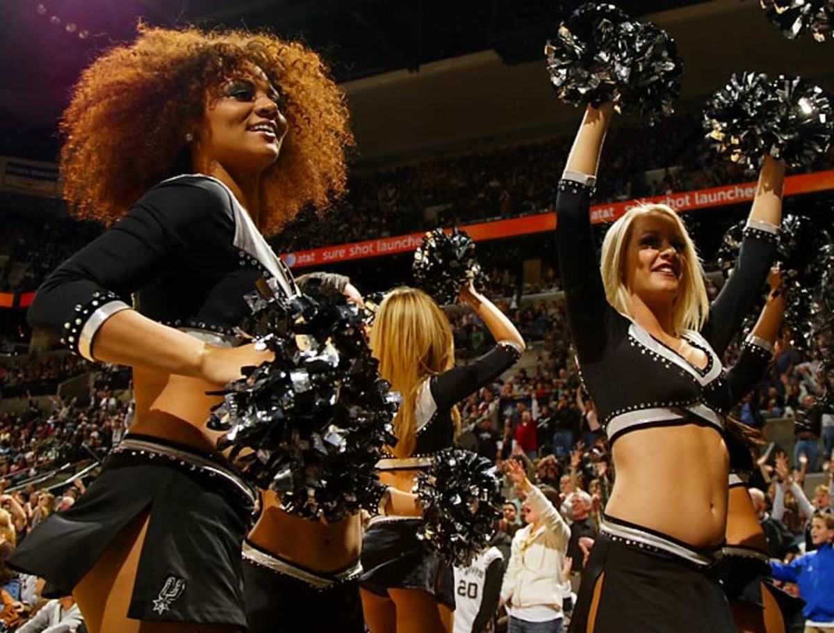 Spurs Silver Dancers - Sports Illustrated