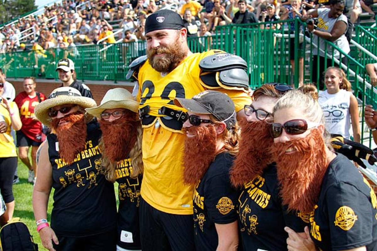 NFL Players with Fans at Training Camp - Sports Illustrated