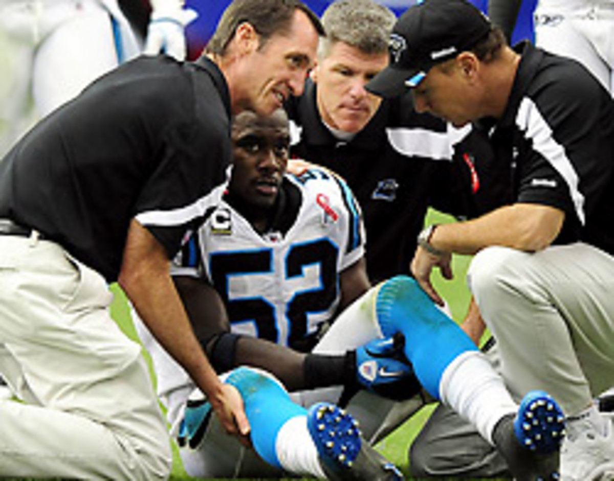 Week 1 Injury Roundup: Jon Beason likely out for the season - Sports ...