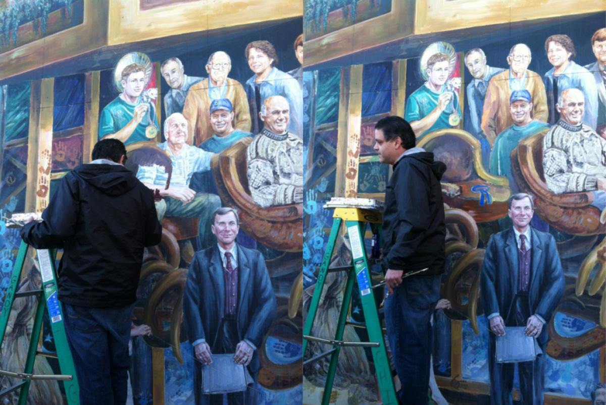 Jerry Sandusky's Face Painted Over In Famous State College Mural ...
