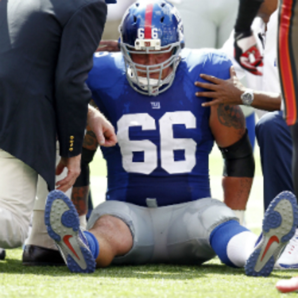 David Diehl injury update: Giants tackle reportedly did not suffer ACL ...