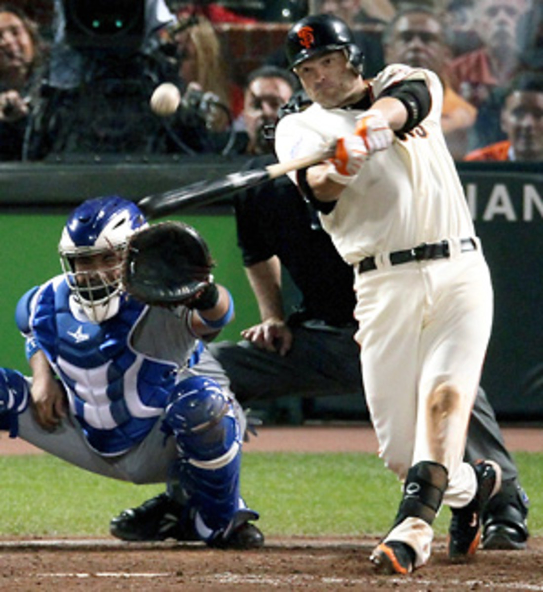 Giants pound Lee, Rangers in World Series opener - Sports Illustrated