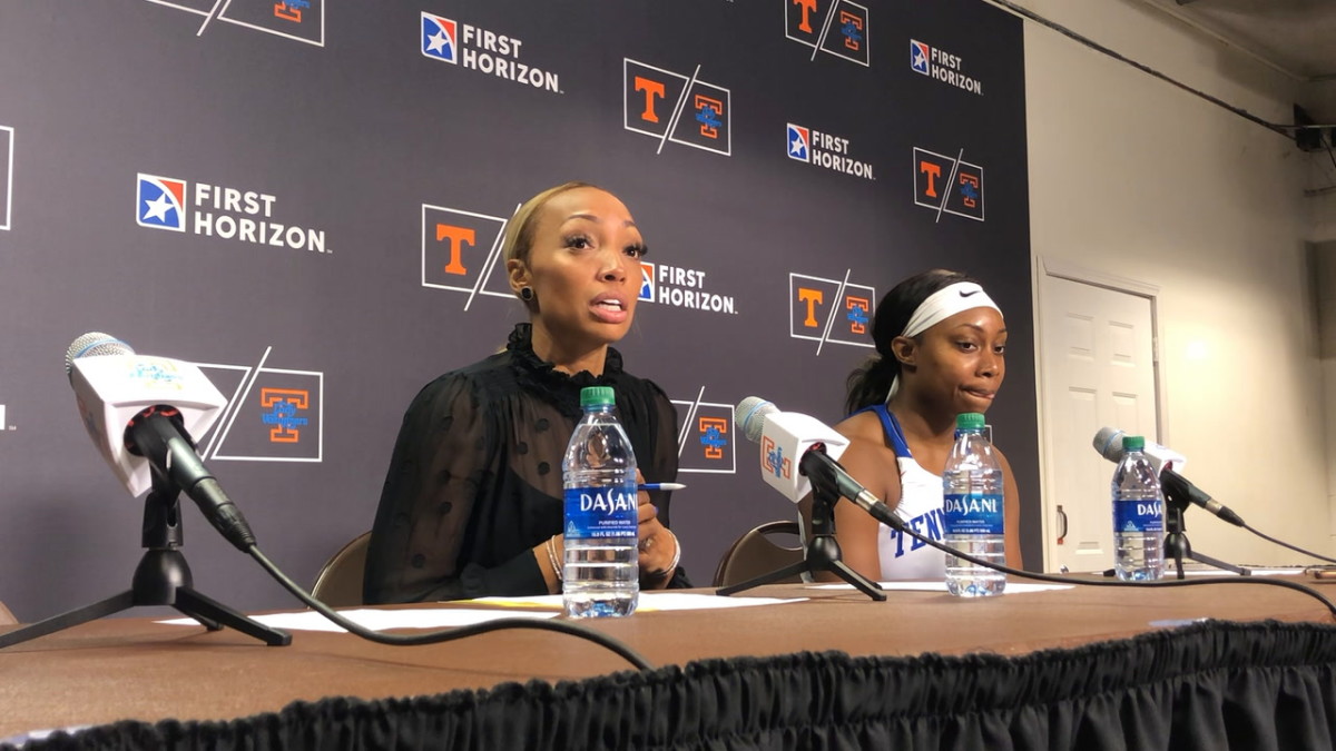 VIDEO: Tennessee State Lady Tigers coach Jessica Kern, forward Jaden ...