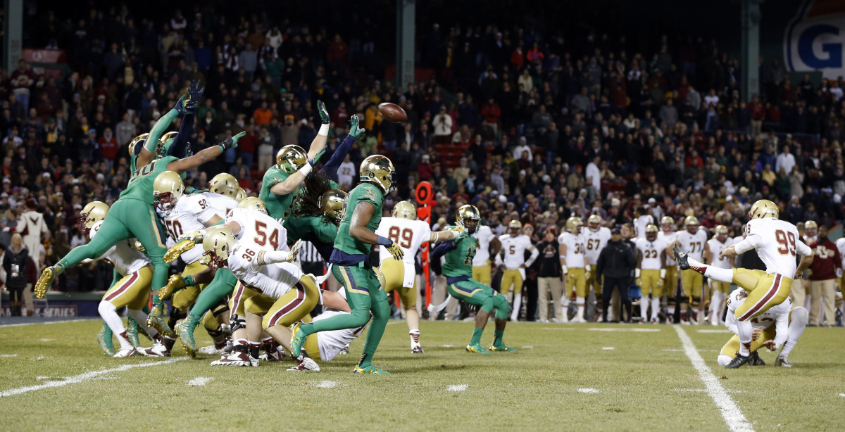 Top 4 Moments In The Boston College - Notre Dame Rivalry - Sports ...