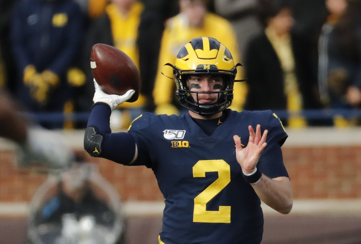 Shea Patterson Performance Ranks Among Michigan's Best Vs. Rival MSU ...