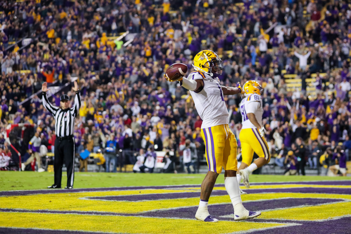 LSU football Receiver Ja'Marr Chase Named Finalist for Biletnikoff ...