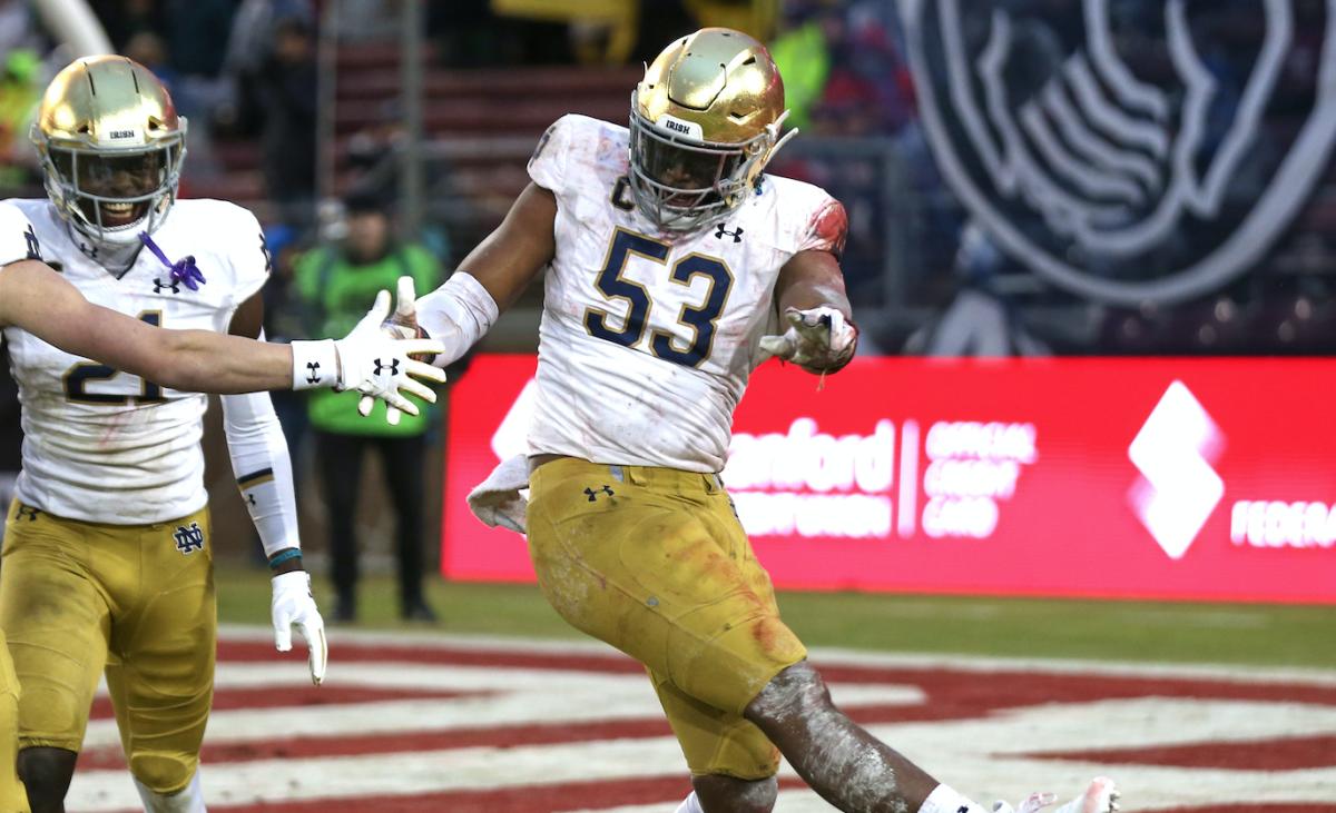 Game Observations - Defense: Notre Dame 45, Stanford 24 - Sports ...