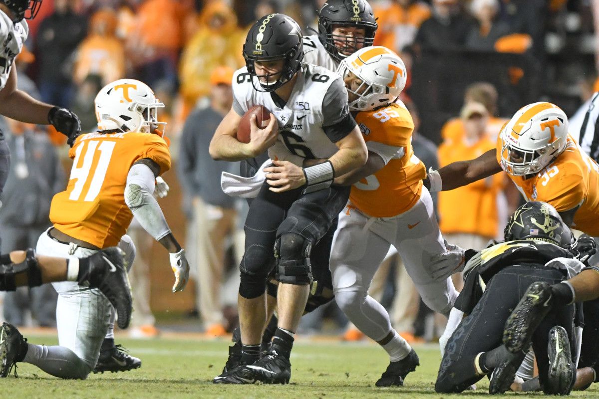 An Inside Look Into The Press Box At Neyland Stadium Last Saturday ...