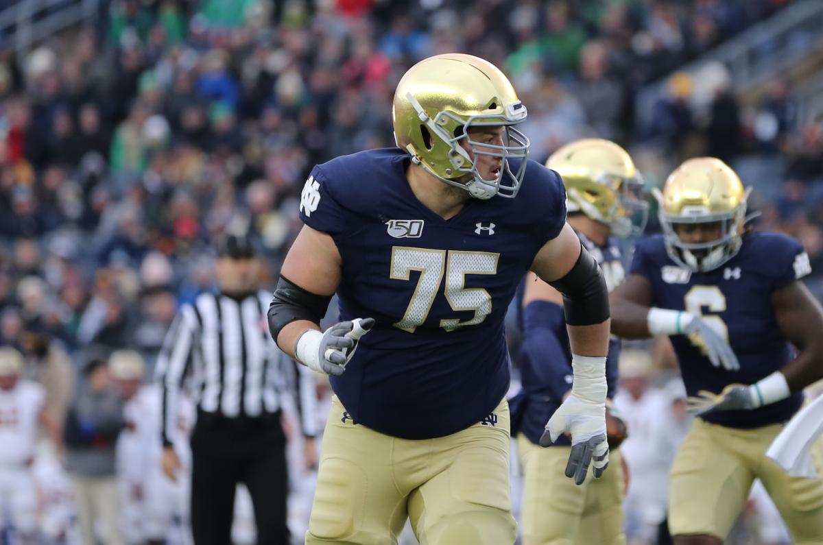 Joshua Lugg To Start At Center For Notre Dame vs. Clemson - Sports ...
