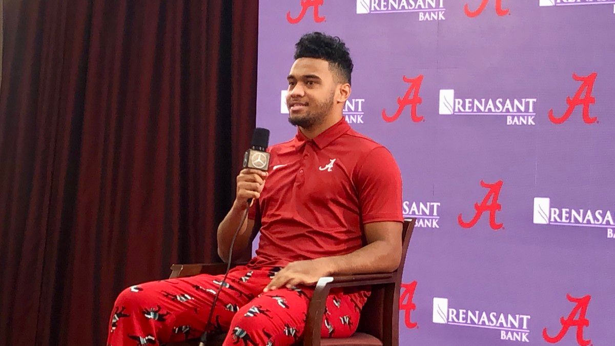 Tua Tagovailoa-press conference-NFL draft - Sports Illustrated Alabama ...