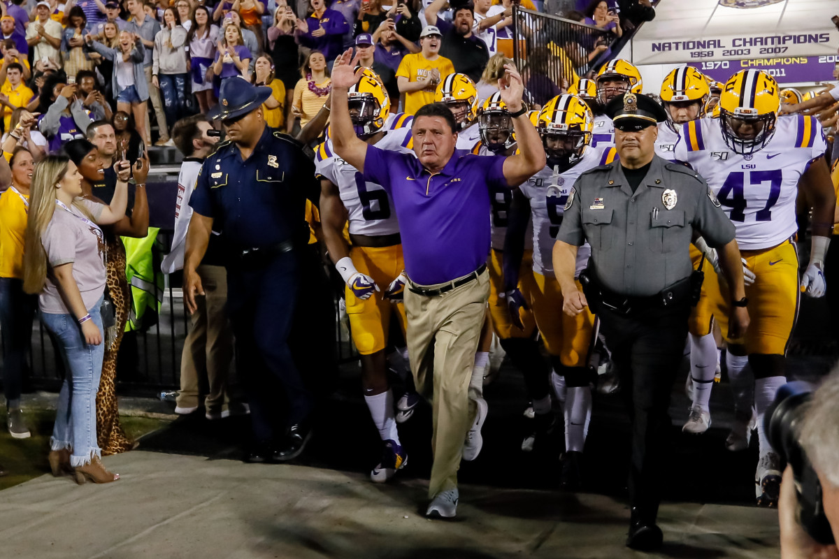 LSU Coach Ed Orgeron Provides Final Updates Ahead of Tigers Matchup ...