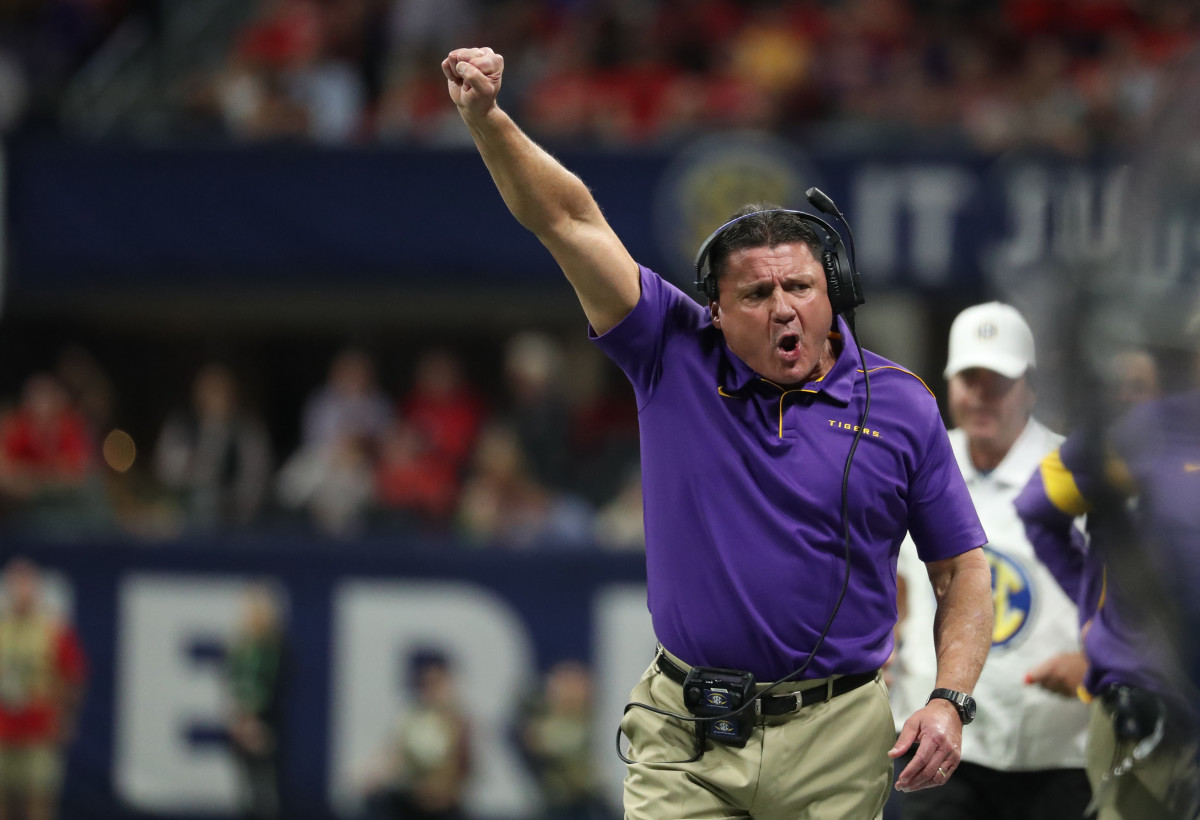 LSU Coach Ed Orgeron One of Six Finalists for the Munger Award - Sports ...