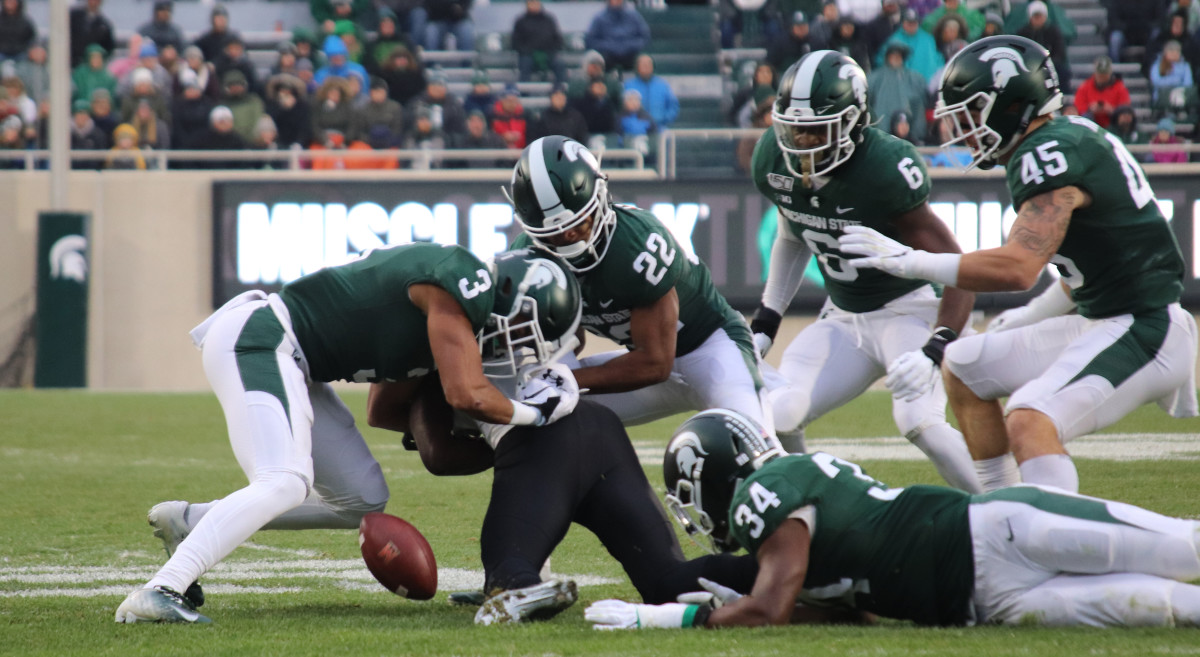The State of Michigan State Spartan Football Pre-Pinstripe Bowl ...