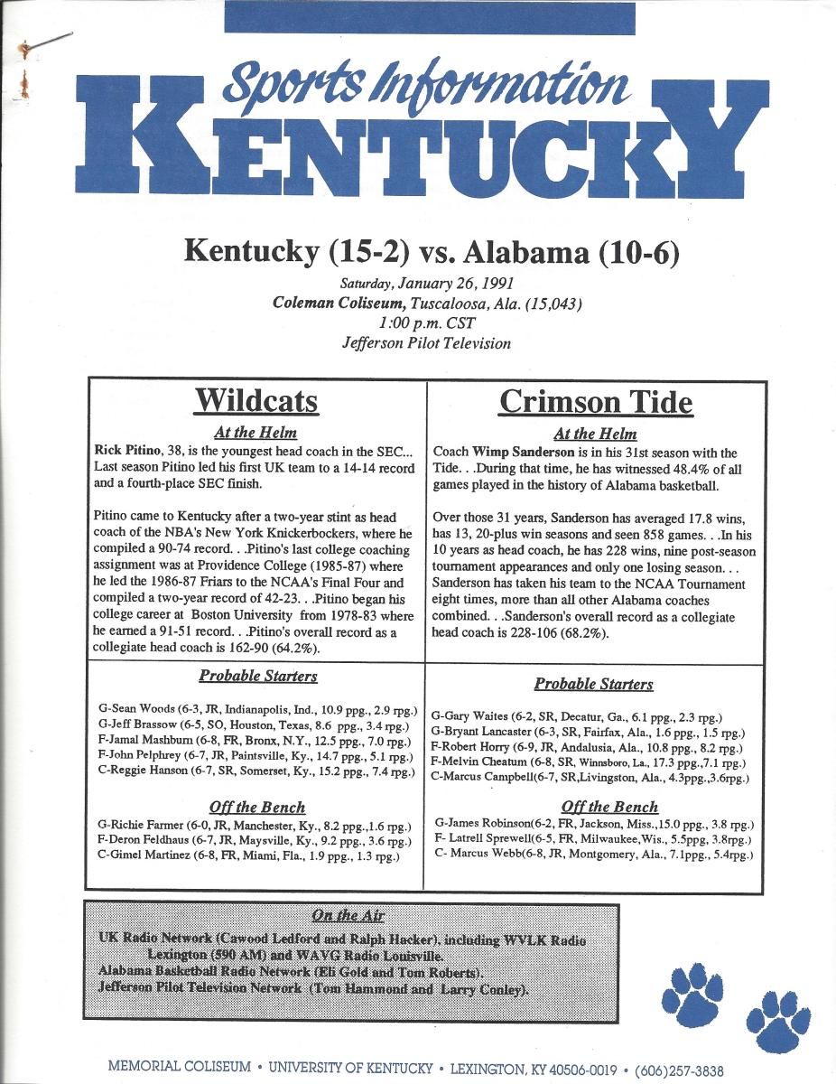 Alabama basketball - Crimson Tide basketball - University of Kentucky ...