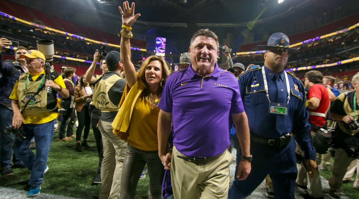 College Football Playoff: Ed Orgeron's LSU transformation - Sports ...