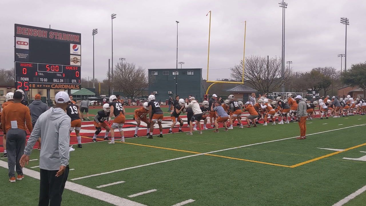 Texas Football: Video of the Longhorns First Alamo Bowl Practice ...