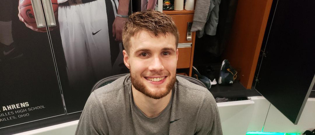 Kyle Ahrens Talks After #14 Michigan State Destroys WMU - Sports ...