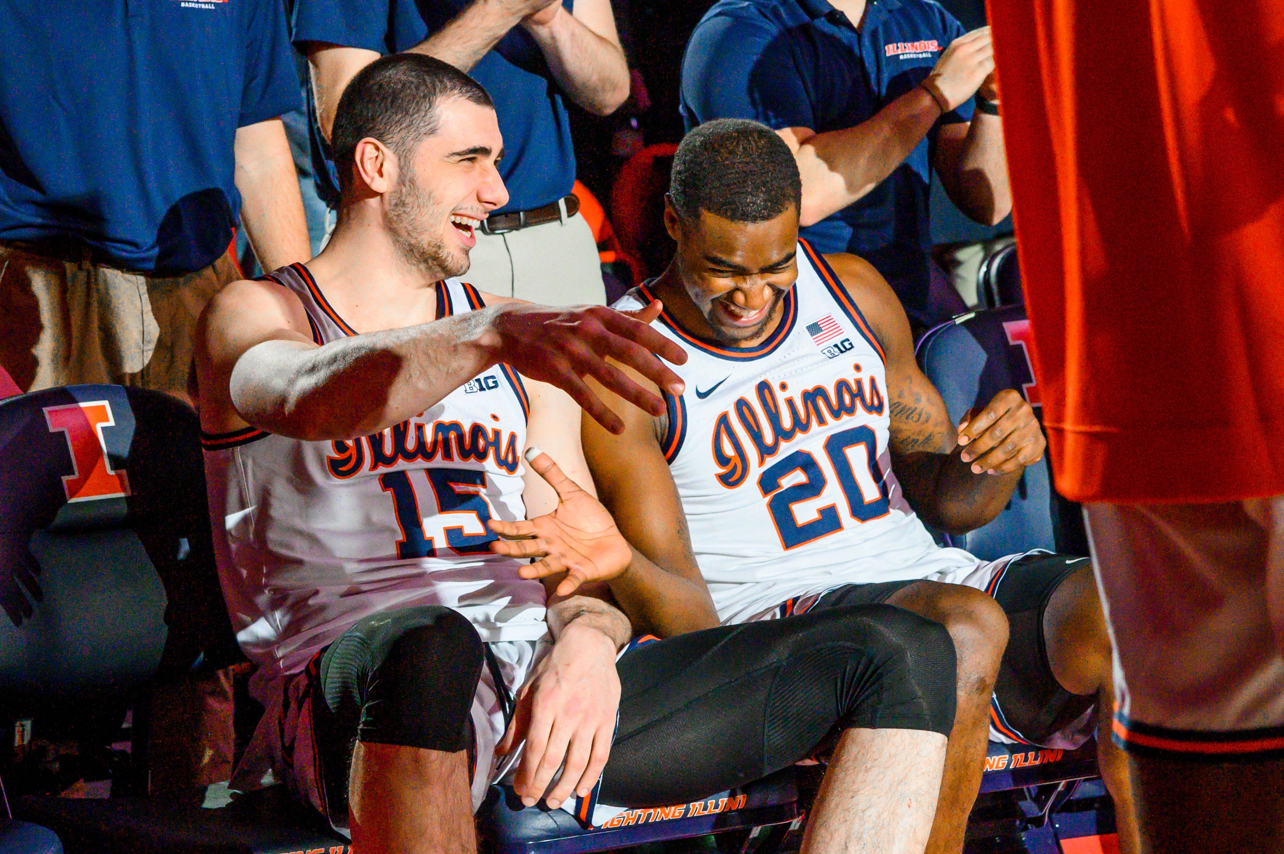 VIDEO: Illinois players after 75-71 win over Northwestern - Sports ...