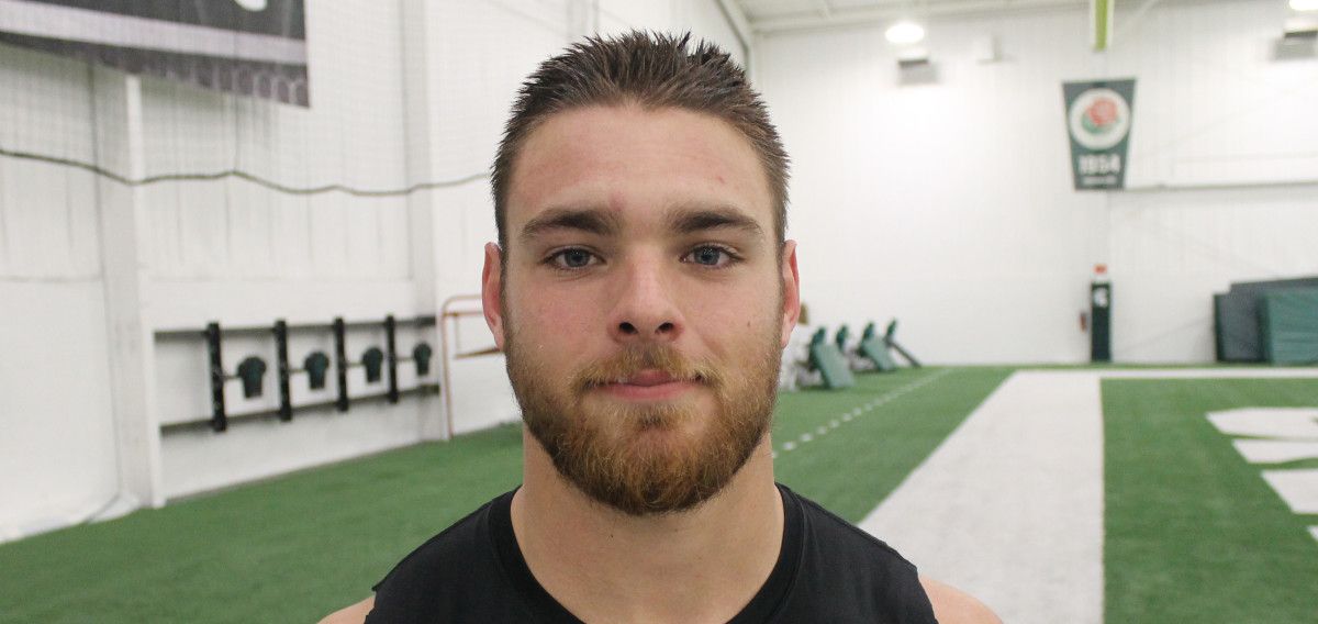 Msu Mlb Joe Bachie After Practice Sports Illustrated Michigan State